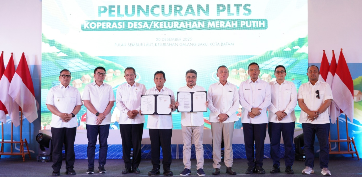 Pertamina Resmi Luncurkan PLTS di Pulau Sembur Laut, Riau